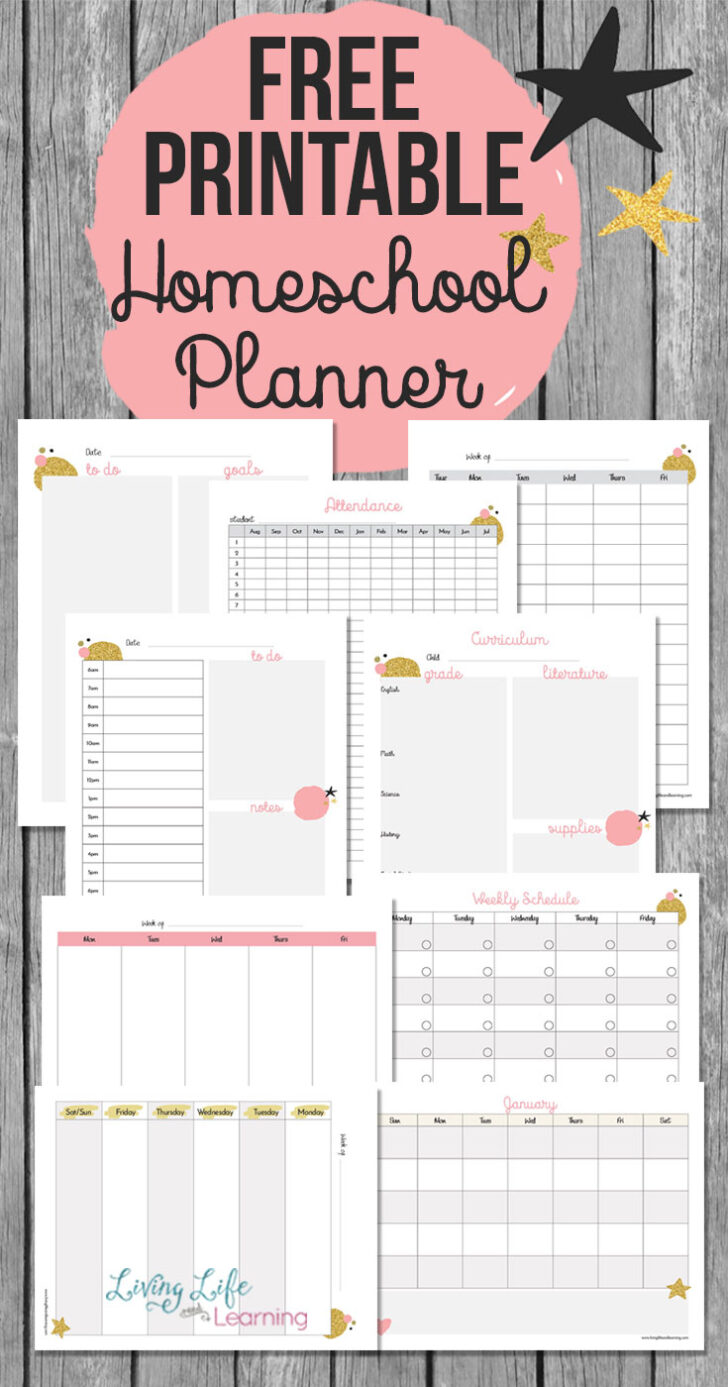 Free Printable Homeschool Planner | Printable Lesson Plans