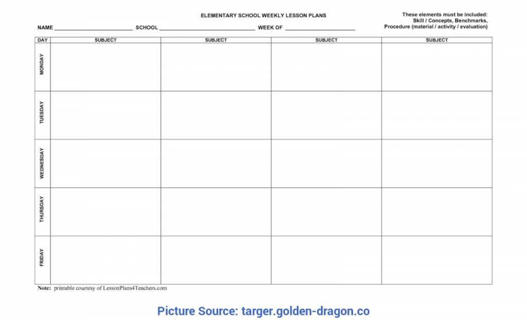 Monthly Lesson Plan Calendar Template Month Calendar Printable ...