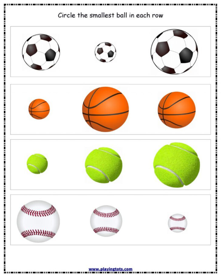 Printable Kindergarten Math Worksheets Soccer Balls Creative ...