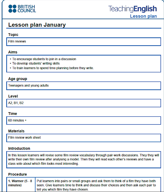 Printable British Council Lesson Plans Printable Lesson Plans